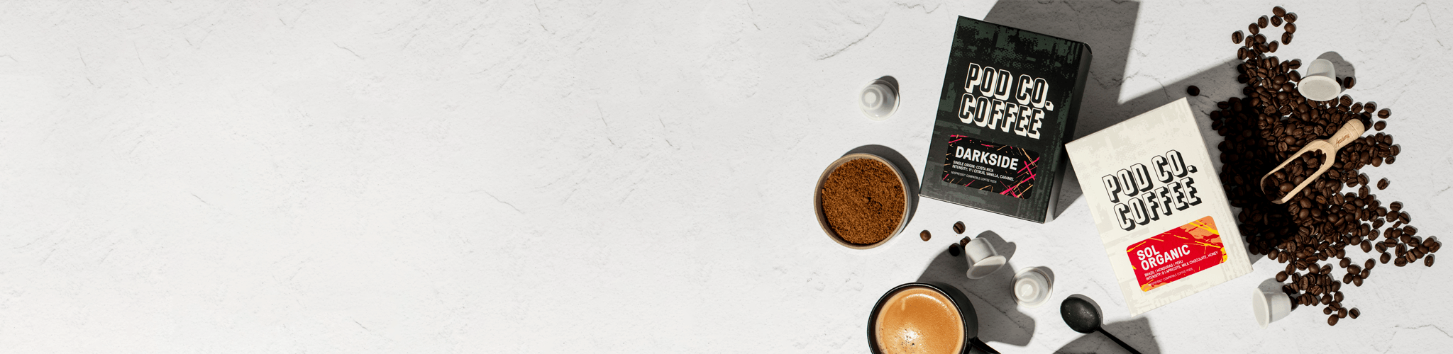 Nespresso Compatible Coffee Pods | POD CO. COFFEE | Bundles & Packs